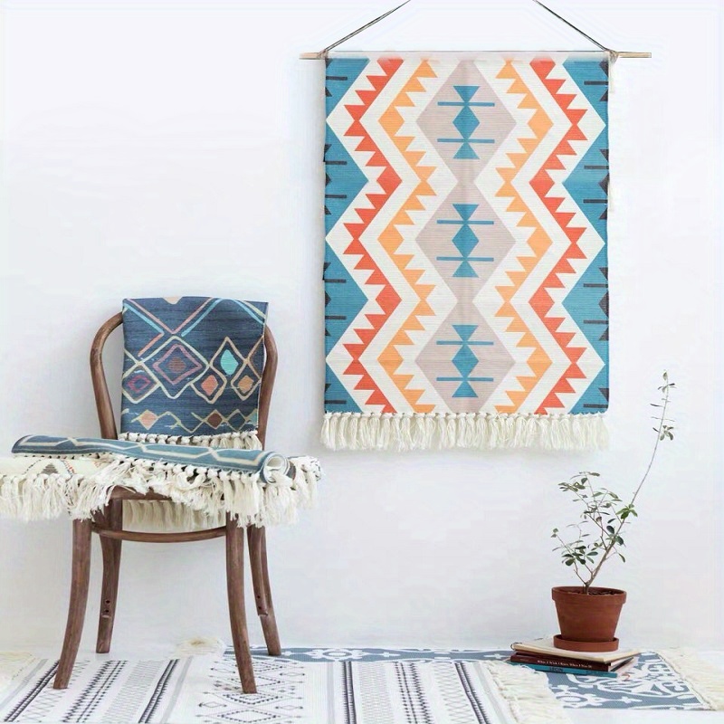 Northern Europe Boho Macrame Cotton Tassel Tapestry Handmade - Temu Ireland