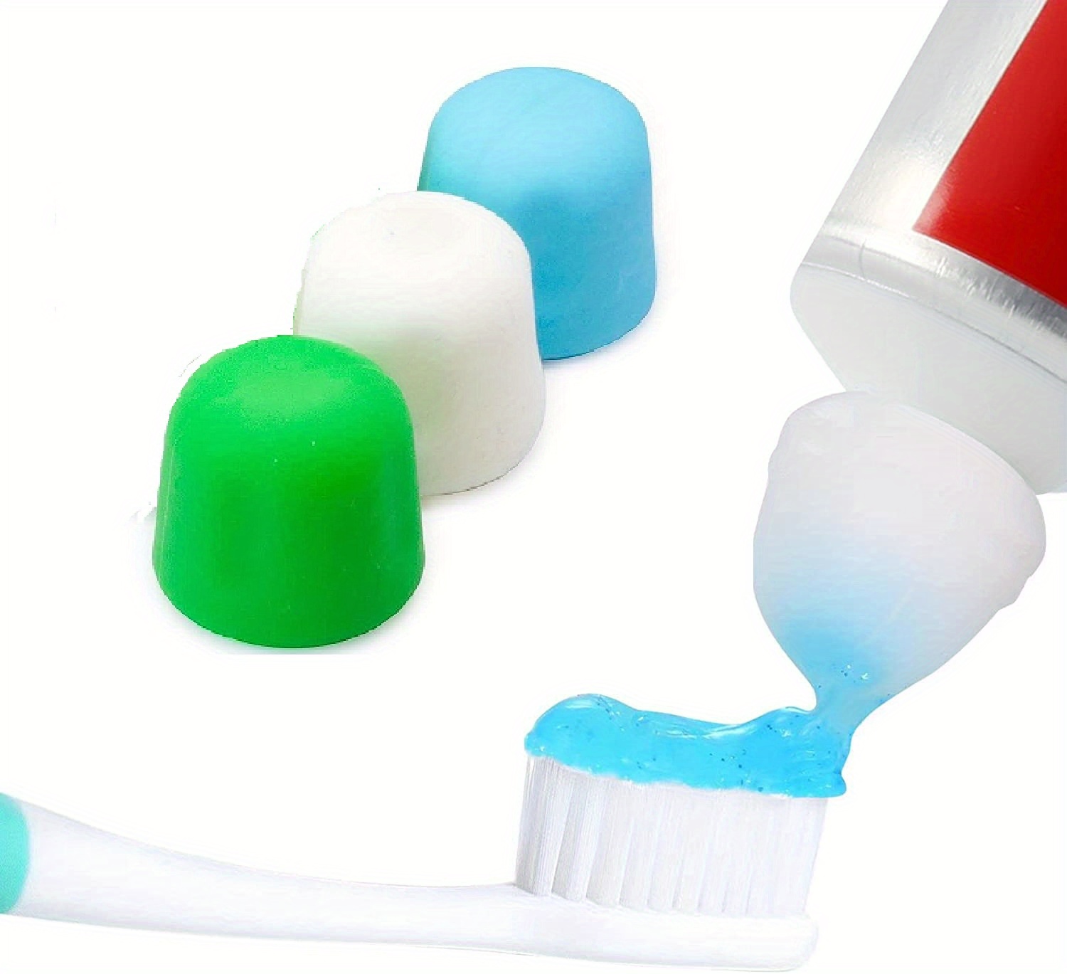 Toothpaste Cap Self Sealing Mouth Toothpaste Cover Bathroom - Temu