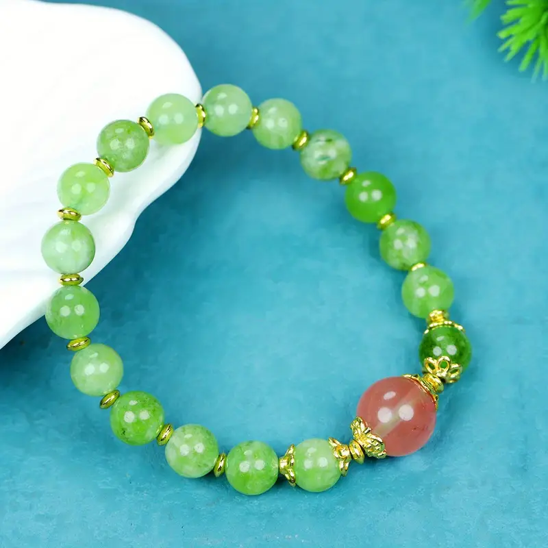 Trendy Classic Round Beads Decorative Bracelet Men T Temu Australia