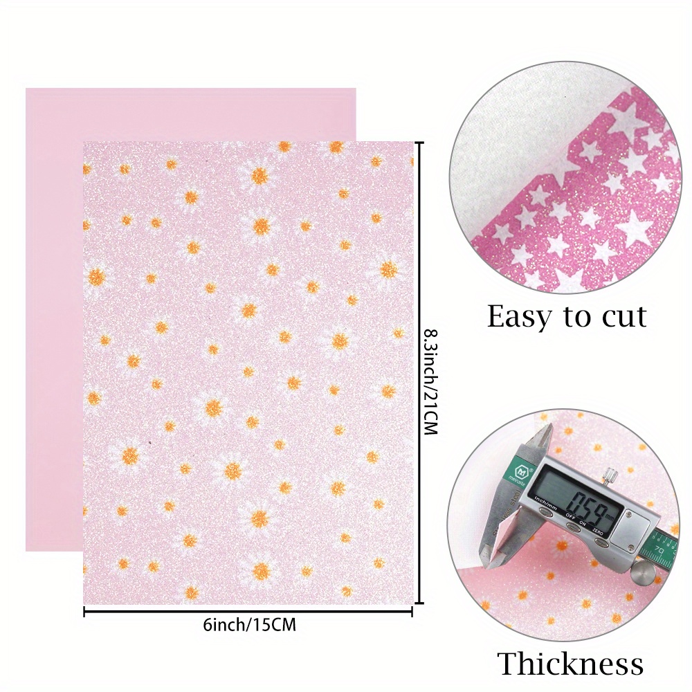Baby Series Faux Leather Fabric Sheets Include Metallic - Temu Australia