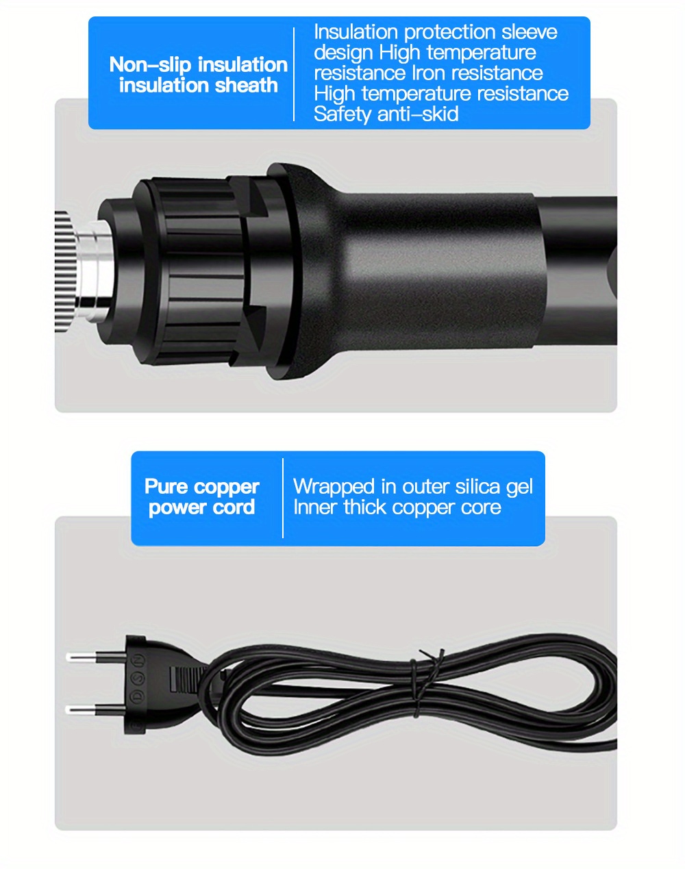 1 セット 80 ワット電気はんだごてキット、角度調整可能、電子 Diy 用温度調節可能なボタン付きミニ溶接ガン Tools And Home