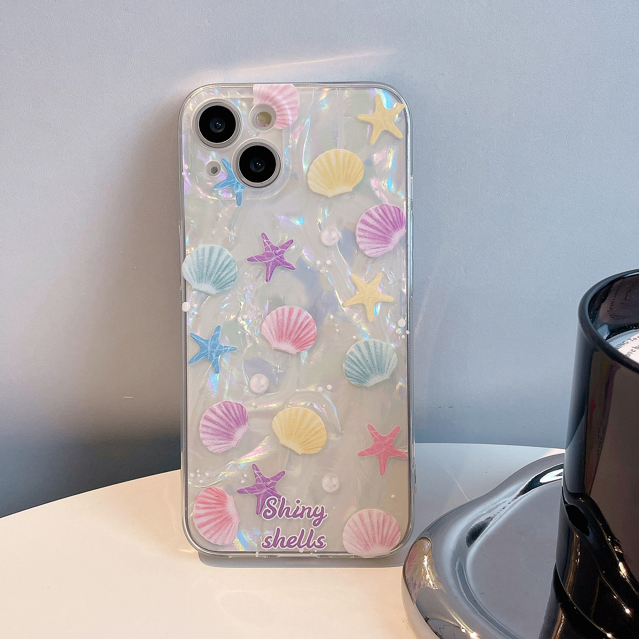 Painted Starfish Case For Iphone 14 13 12 11 Pro Max X Xs 7 8 Plus ...