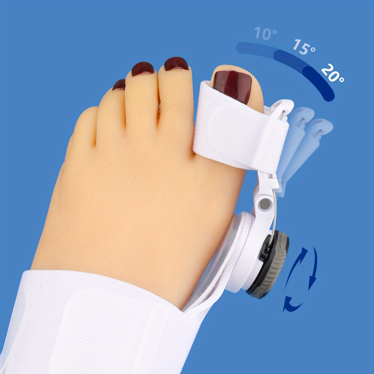비수술적 건막류 및 발가락 외반 교정 발가락 분리 망치 발가락 교정 가정야간 전용 교체 필요 Temu