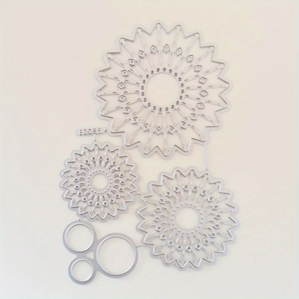 1pc Rosettes Metal Cutting Dies Set Cut Scrapbook Mold Craft Decoration ...