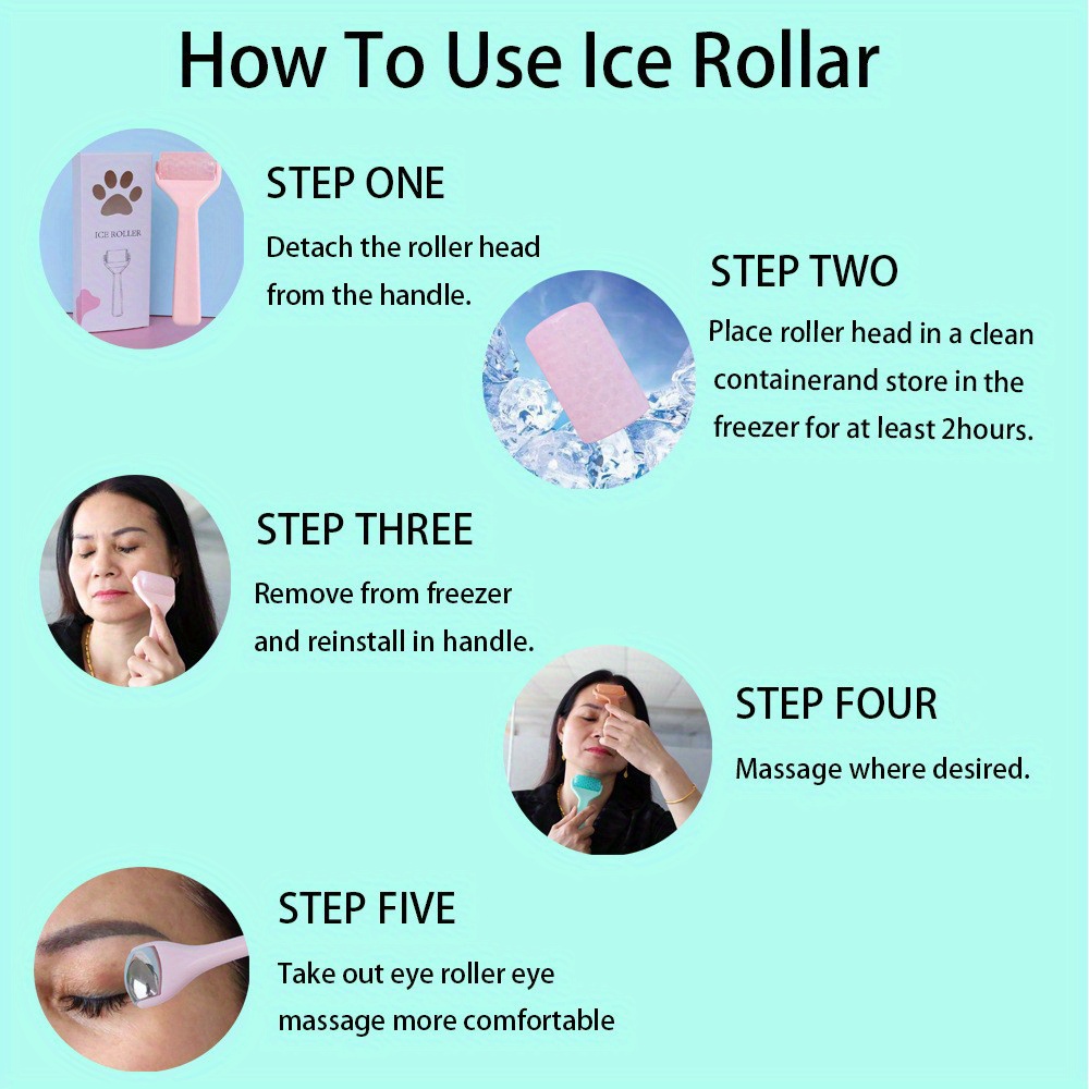 Ice Roller Skin Lifting Tightening Smooth Wrinkles Eye - Temu Denmark