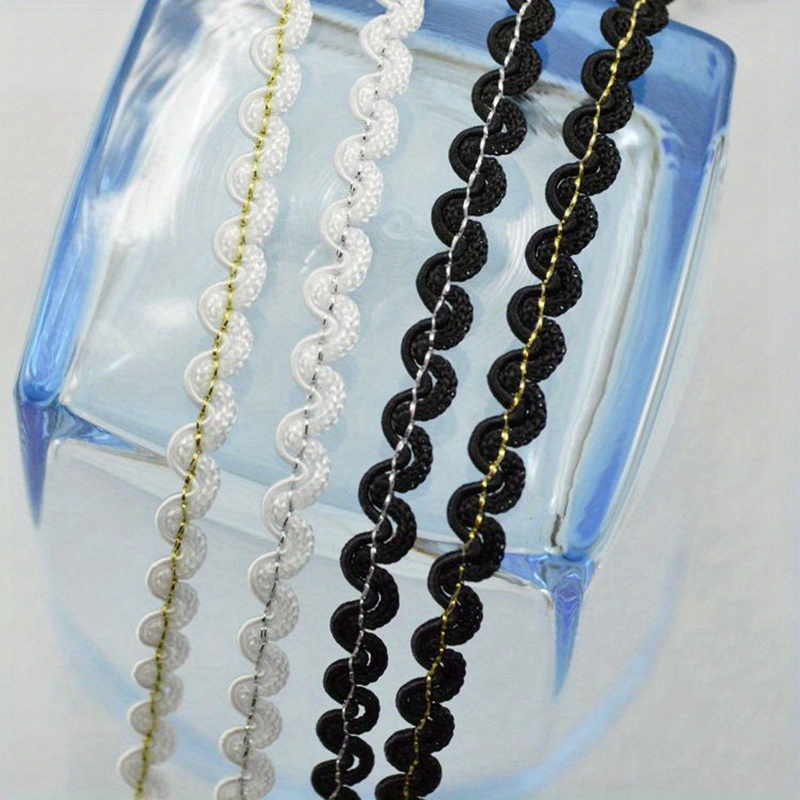 Width Small Curved Lace Tape Embroidery Lace Carnival - Temu