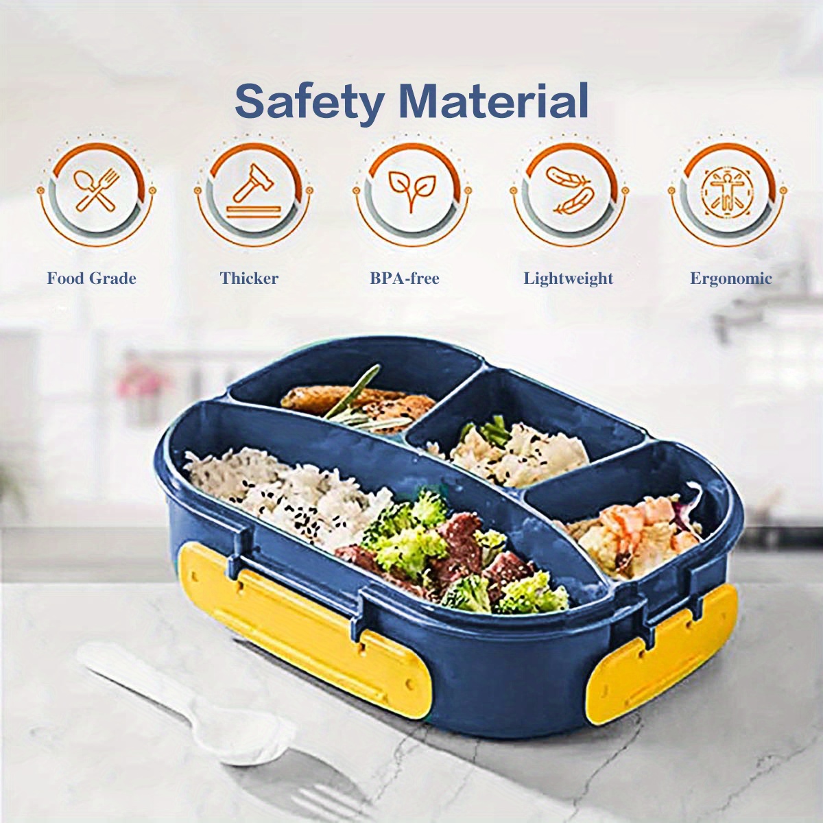 Adult Lunch Box Bento Box Lunch Containers For Adults/teens - Temu