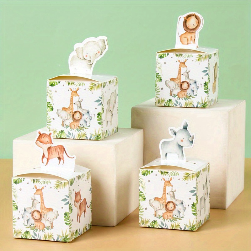 Jungle Animal Candy Box Perfect Baby Shower Birthday Party - Temu Australia