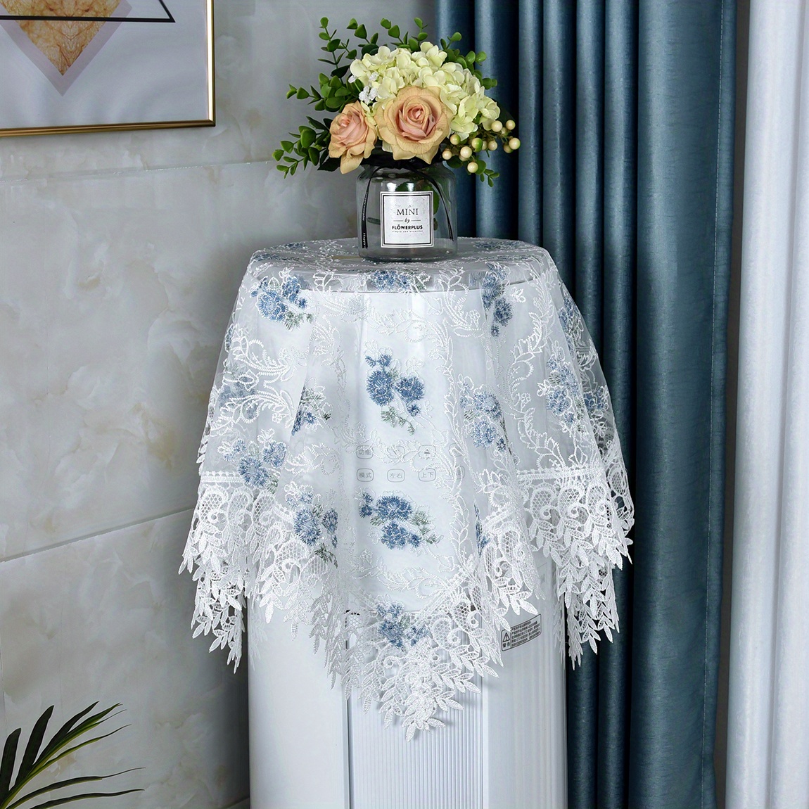 Light Luxury Embroidery Lace Table Cloth Dining Table Coffee - Temu United