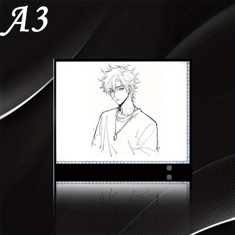 A3 Black Box Scale Cartoon Anime Drawing Diy Drawing Board - Temu