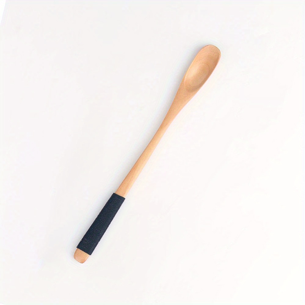 small long handle spoon wooden dessert honey teaspoon small - Temu ...