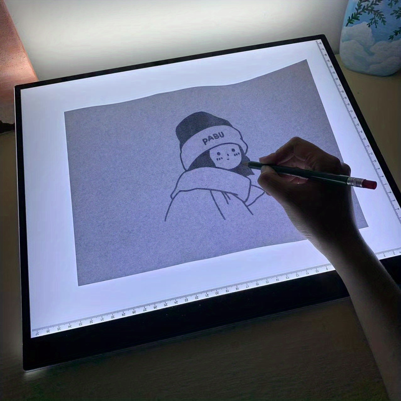 A3 Black Box Scale Cartoon Anime Drawing Diy Drawing Board - Temu