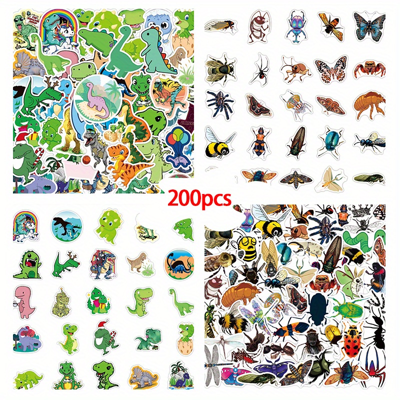 Cartoon Animal Cute Insect Graffiti Stickers Decorated - Temu
