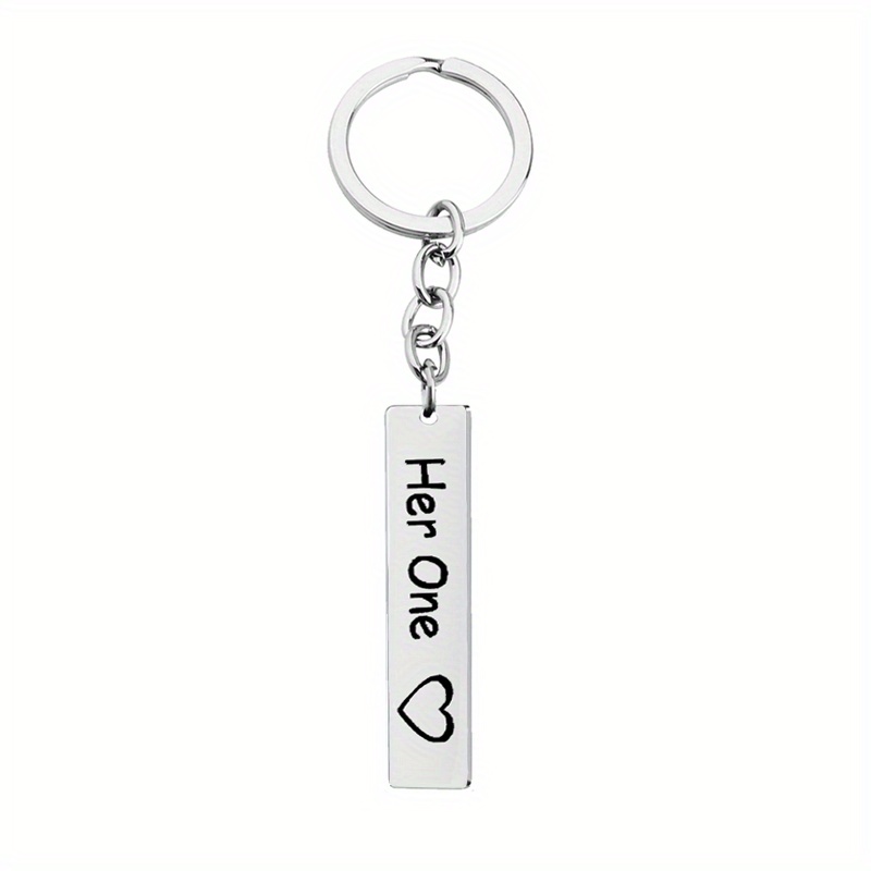 stainless keychain king pendant keychain couple gift handbag backpack ...