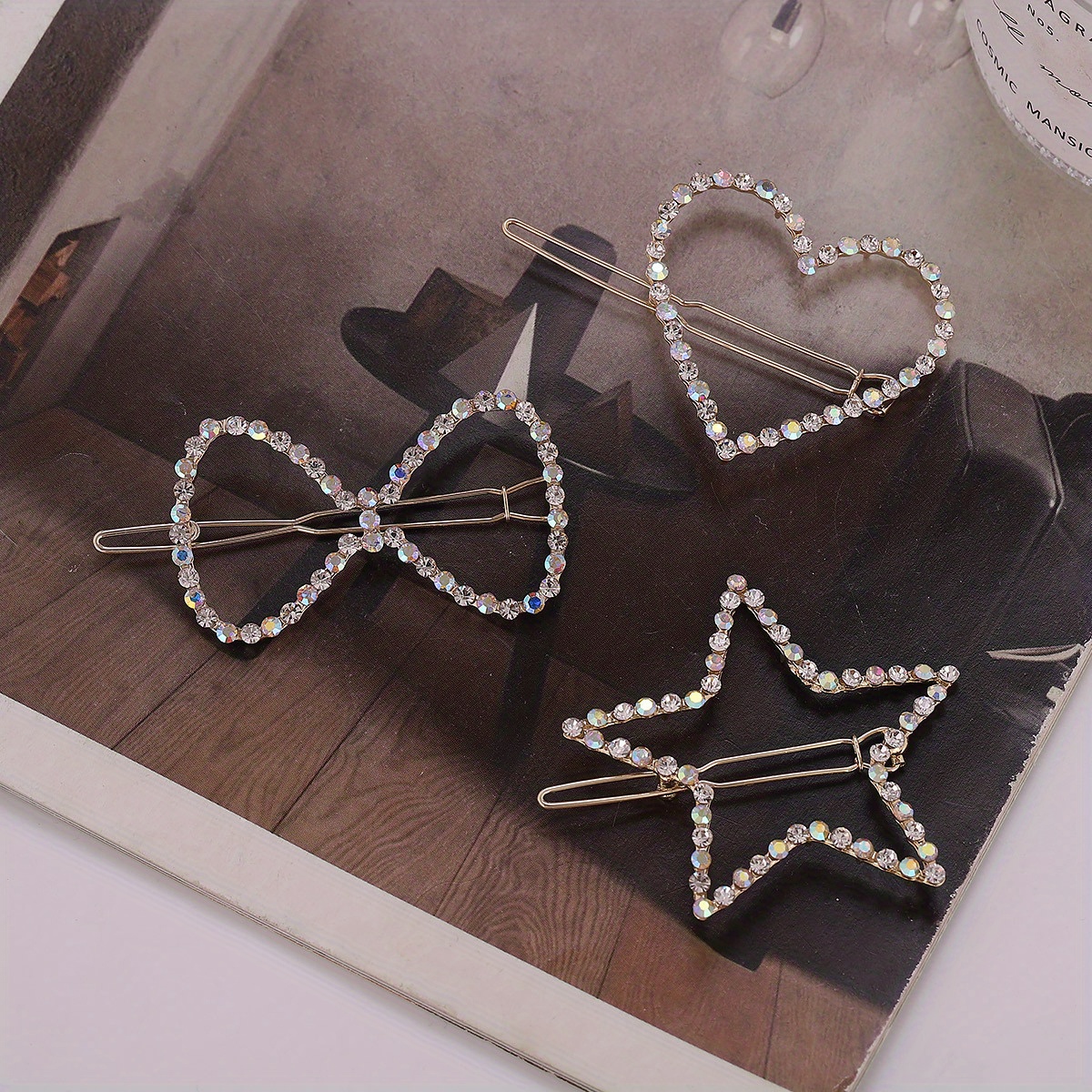 Hair Clip Bow Decor Hair - Temu New Zealand