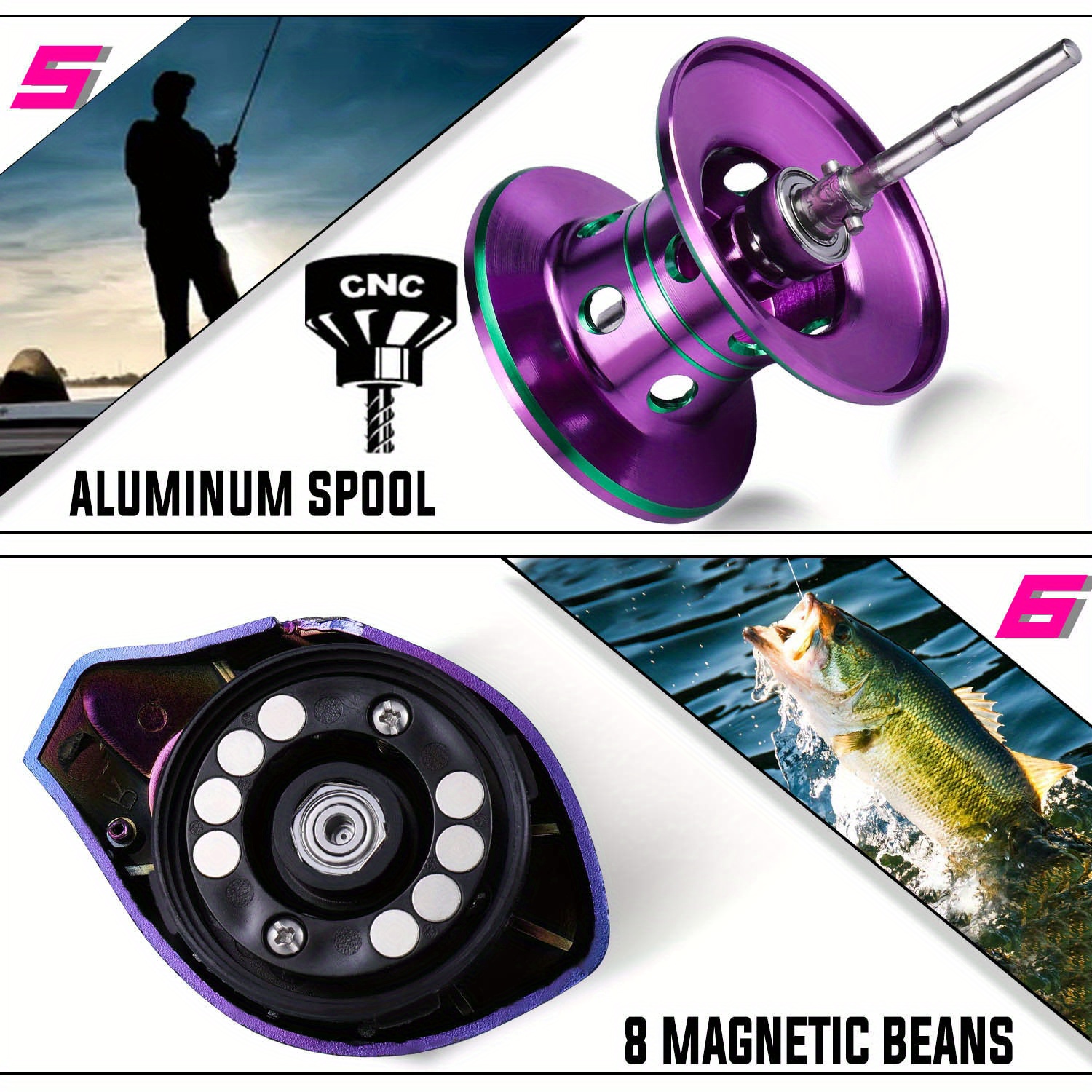 baitcasting fishing rod reel portable - Temu Philippines