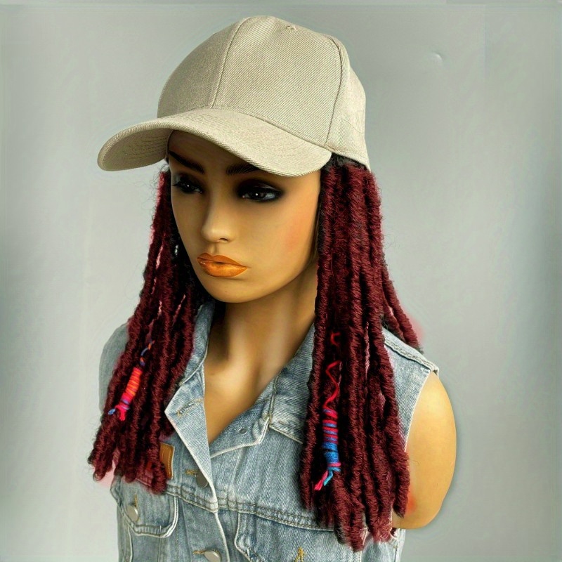 Dreadlock Hat Wig African American Men Women Baseball - Temu United Kingdom