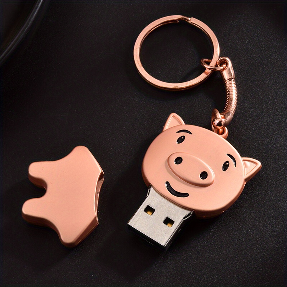 Usb 3.0 Metal Pig Metal Pendrive 256gb 128gb 64gb Memory - Temu