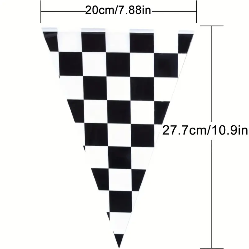 Checkered Pennant Banner Racing Flag Party Flag Banner Temu