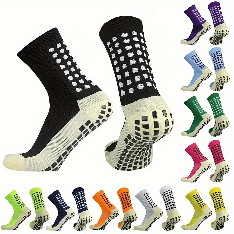 Unisex Anti skid Silicone Bottom Athletic Socks Football - Temu New Zealand