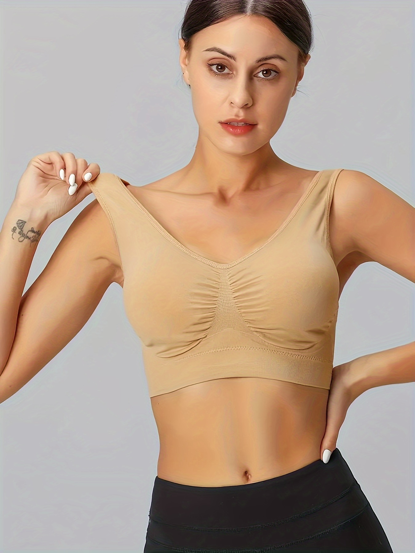 women's extra large steel sports bra double layer - Temu Netherlands