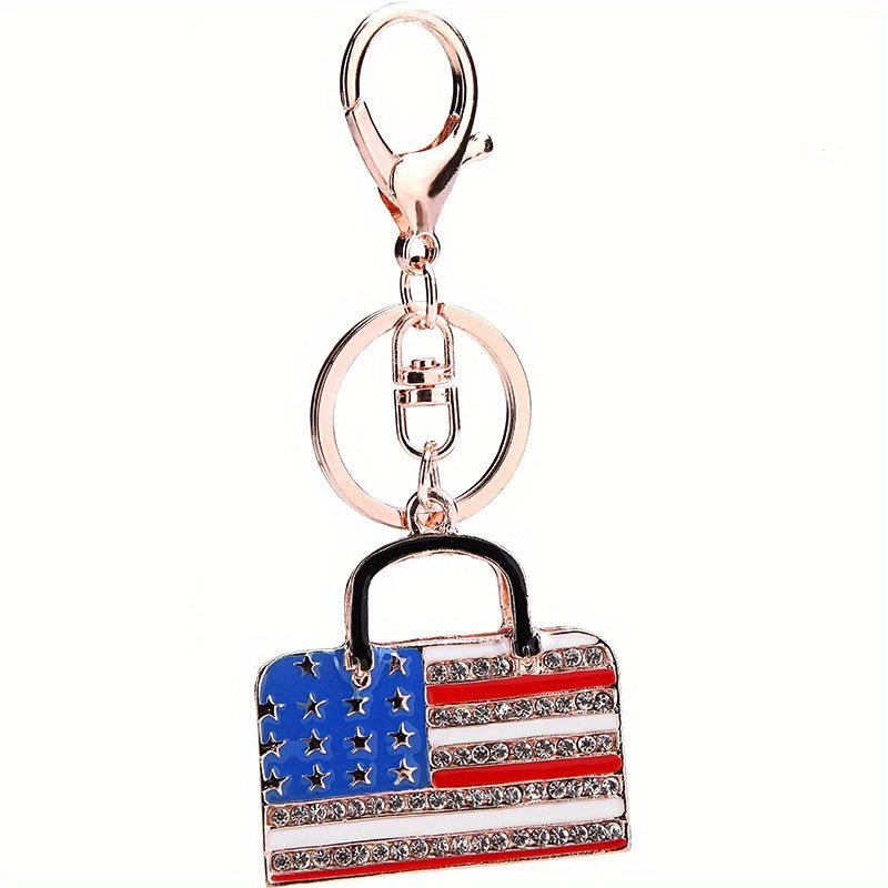 America Keychain Gift Patriotic - Temu New Zealand