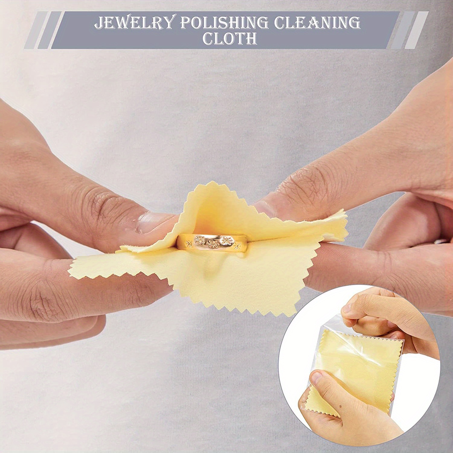 Small Professional Thickened Silver Jewelry Cleaning Cloth/ - Temu ...