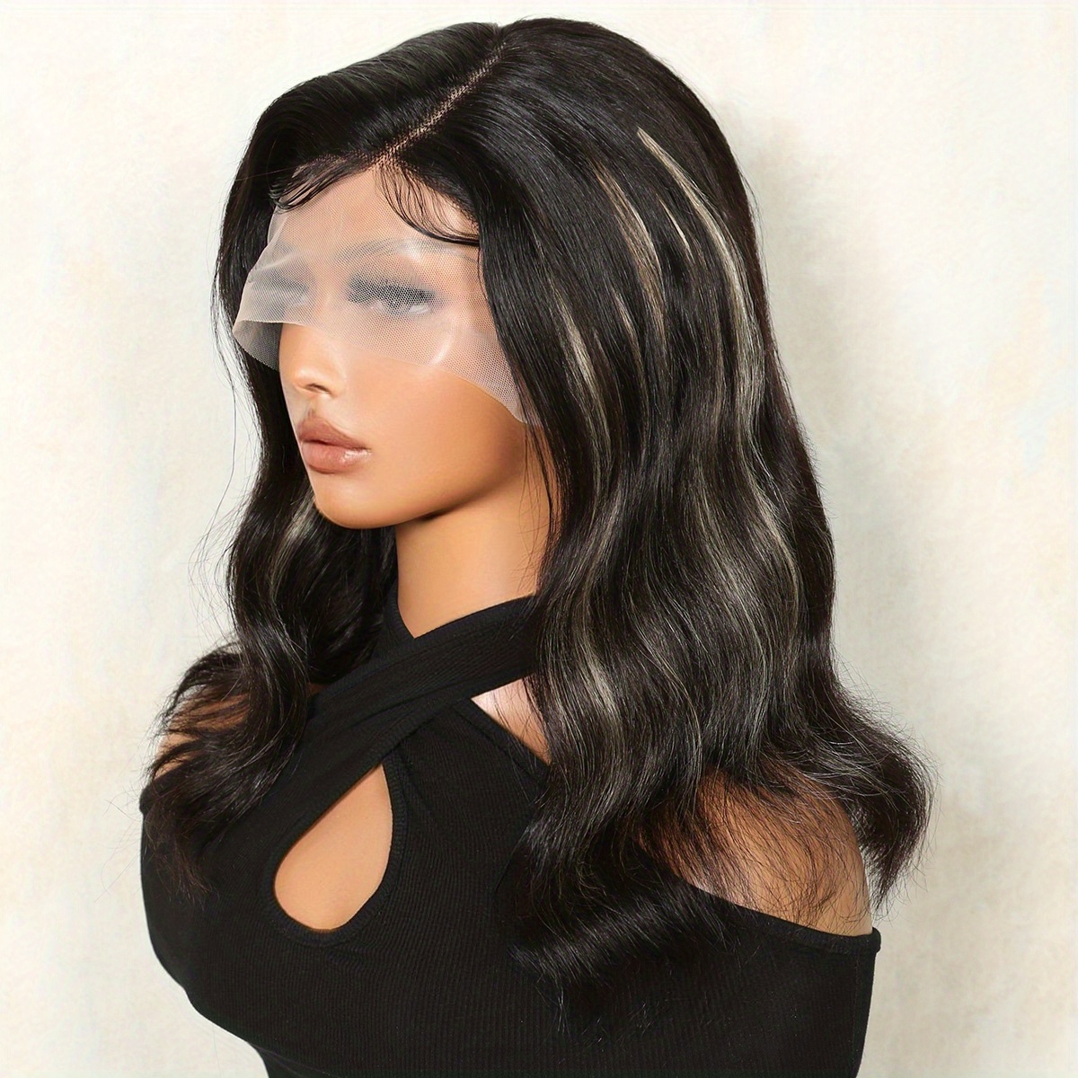 Blonde Highlight Body Wave Transparent T Part - Temu Canada