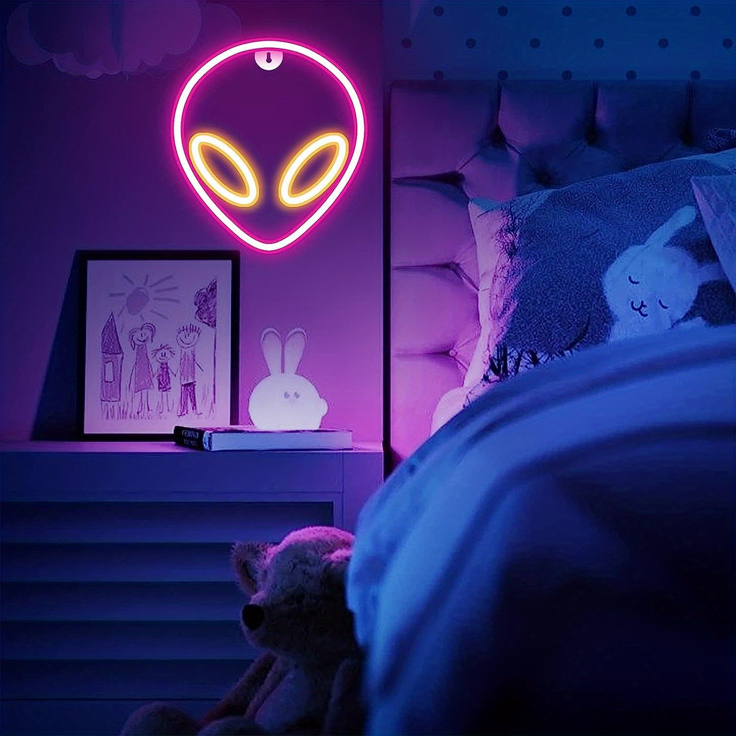 Led Neon Light Led Signs Bedroom Usb Battery Powered - Temu