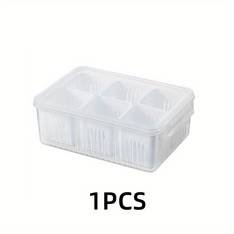 1pc Food Storage Containers With Lids Airtight Salad Container With 6 ...