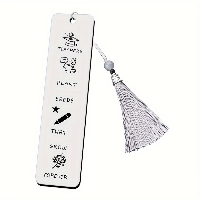 Popular Tassel Stainless Steel Metal Bookmark Commemorate - Temu Ireland