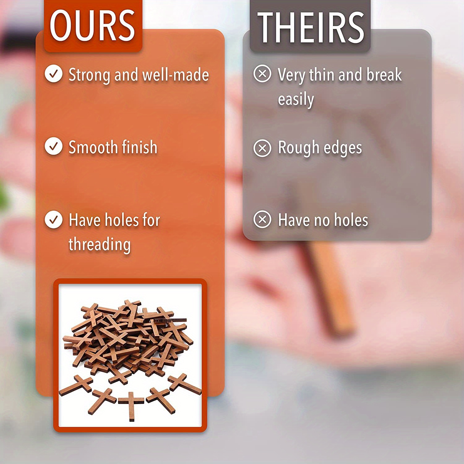 Wooden Crosses Small Wooden Crosses Wood Crosses Crafts - Temu