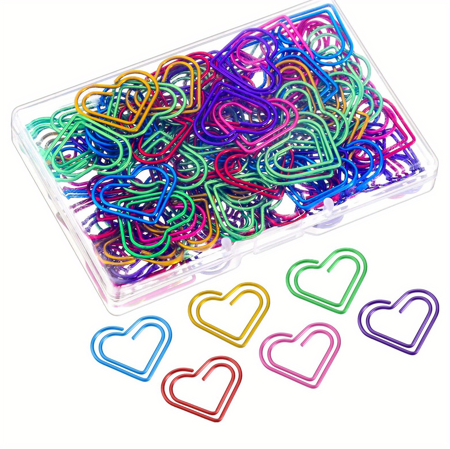 Multicolor Paper Clips Metal Clips - Temu