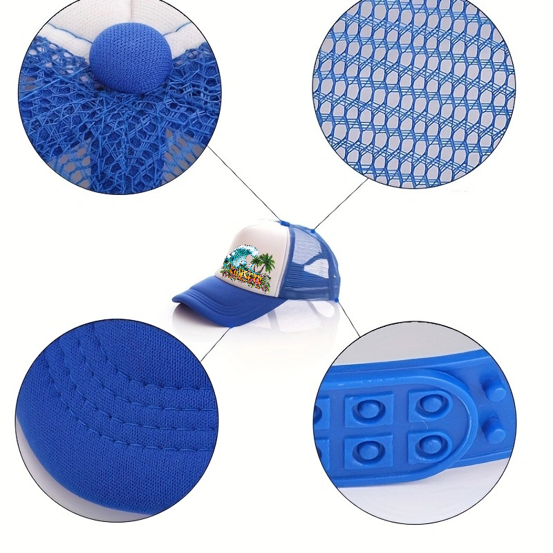 summer multicolor hat print mens peaked cap street sunshade sunscreen ...