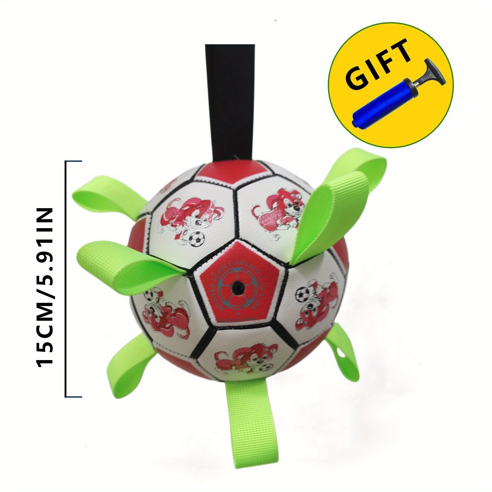 Pet Football Design Sound Toy Interactive Luminous Ball Toy - Temu ...