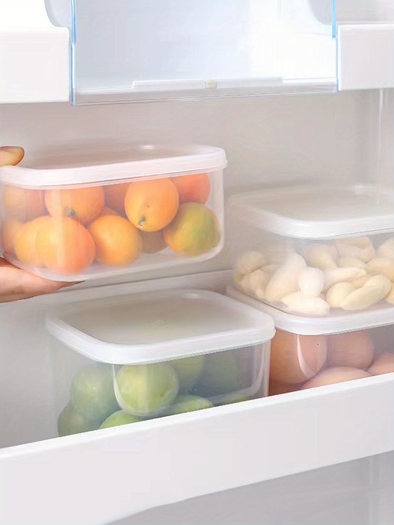 Reusable Transparent Fridge Fresh keeping Box Lid Keep - Temu
