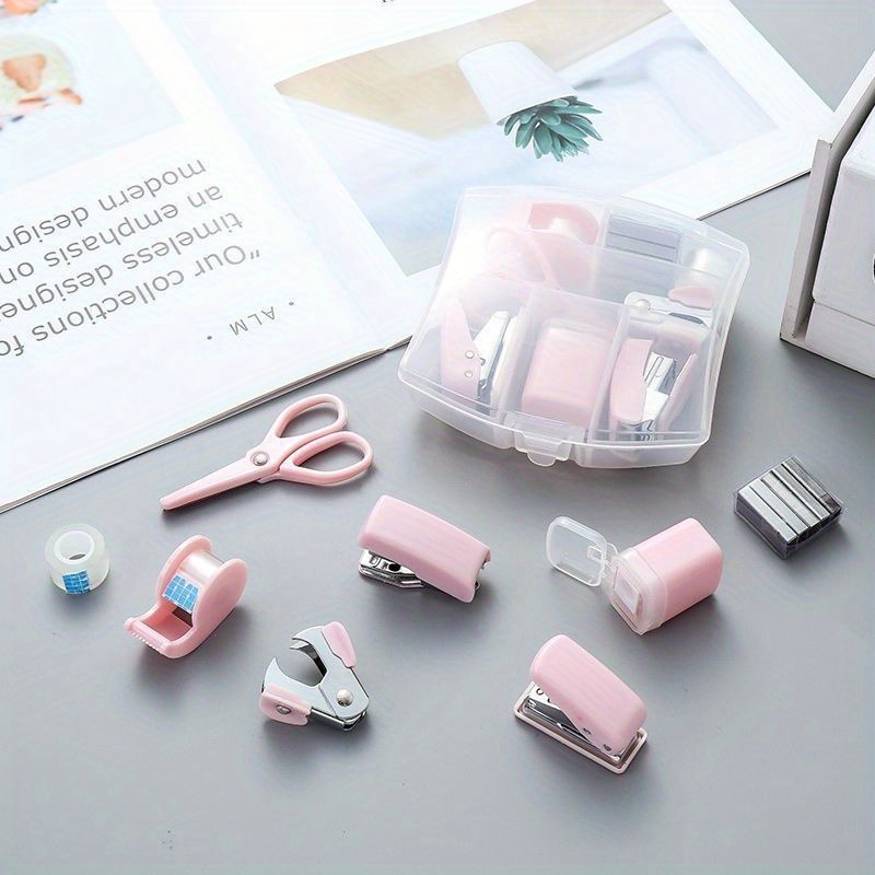 Hot Selling Promotion Office Stationery Mini Set Stapler - Temu