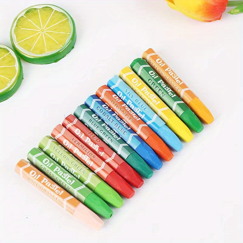 Heavy Painting Stick 12 Colors Drawing Crayons Not - Temu Australia
