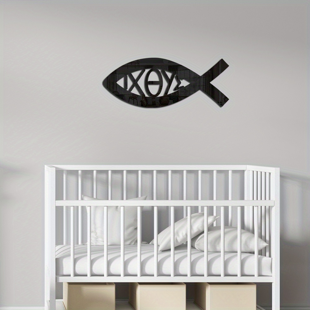 Small Fish Mirror Wall Sticker Decorate Living Room Bedroom - Temu ...