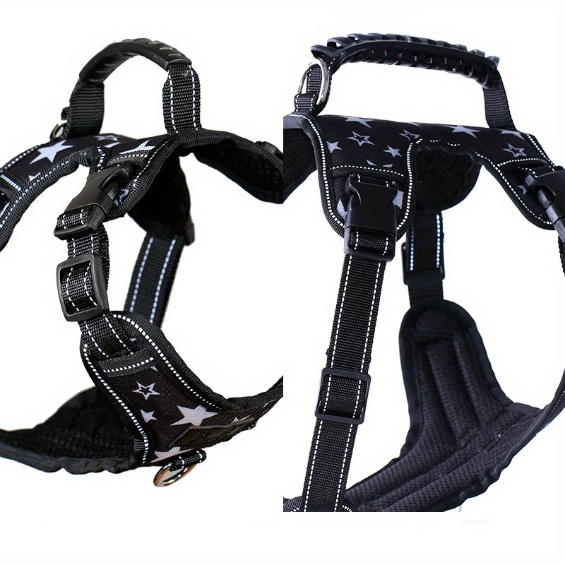 Escape proof Dog Harness Leash Set: Reflective Vest Harness - Temu ...