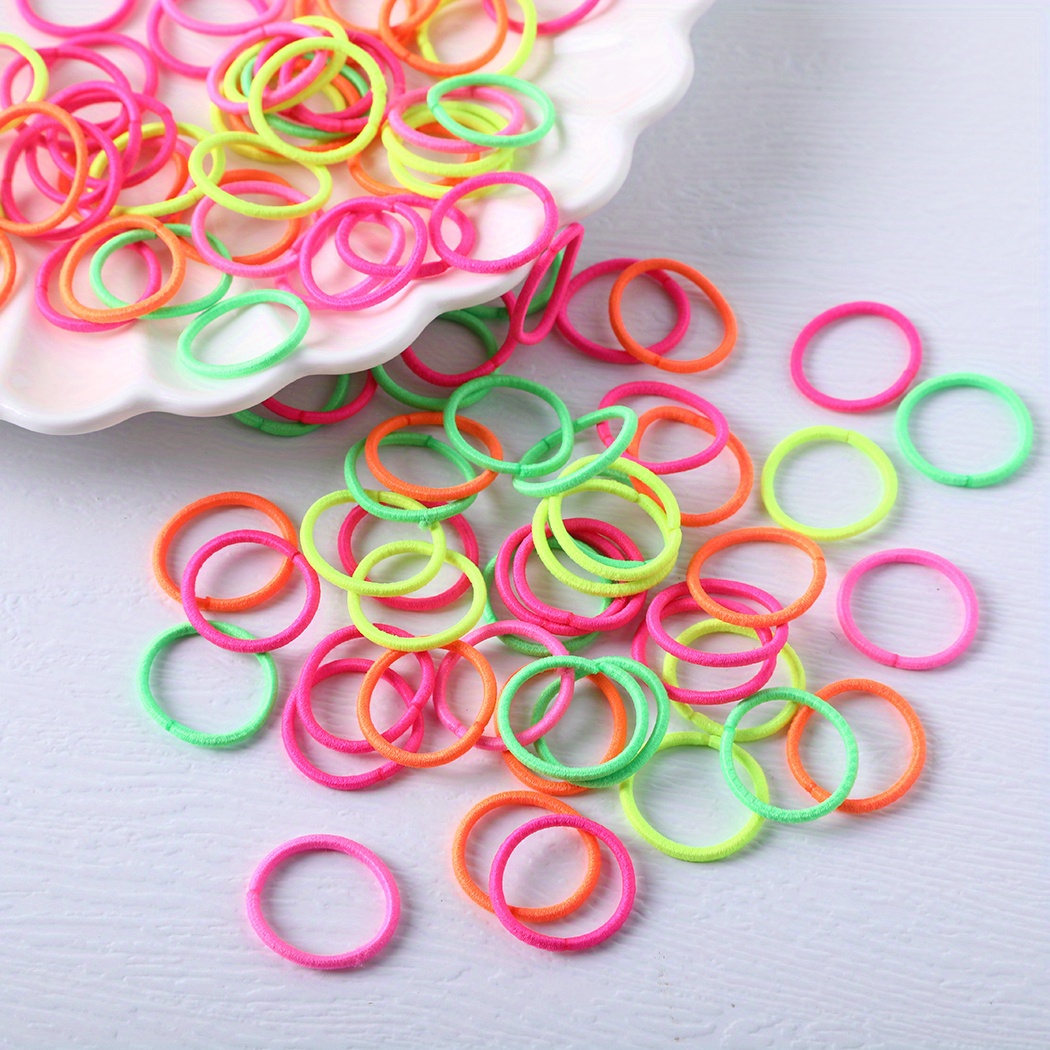 Elastic Hair Ties Set Decorative Hair Accessories Casual - Temu Australia