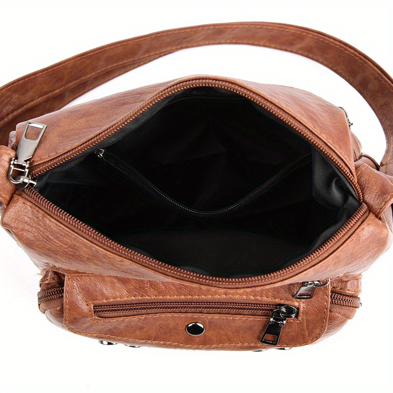 Women's Vintage Hobo Shoulder Bag Love Decor Crossbody Bag - Temu