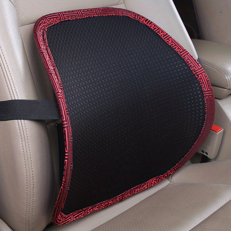 Car Seat Office Chair Massage Back Lumbar Support Mesh - Temu United ...