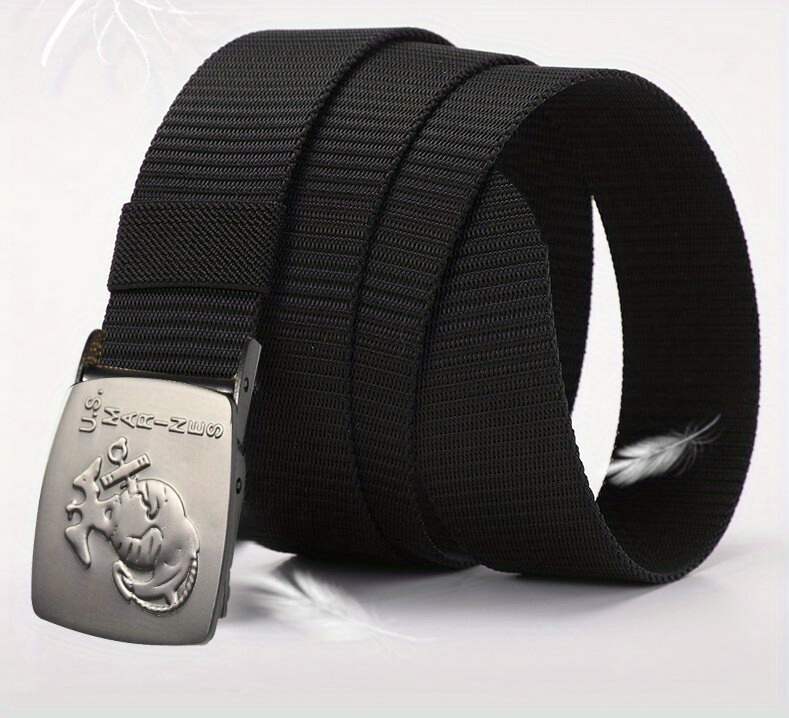 Canvas Automatic Buckle Waist Belt Summer Collection Pants Waist ...