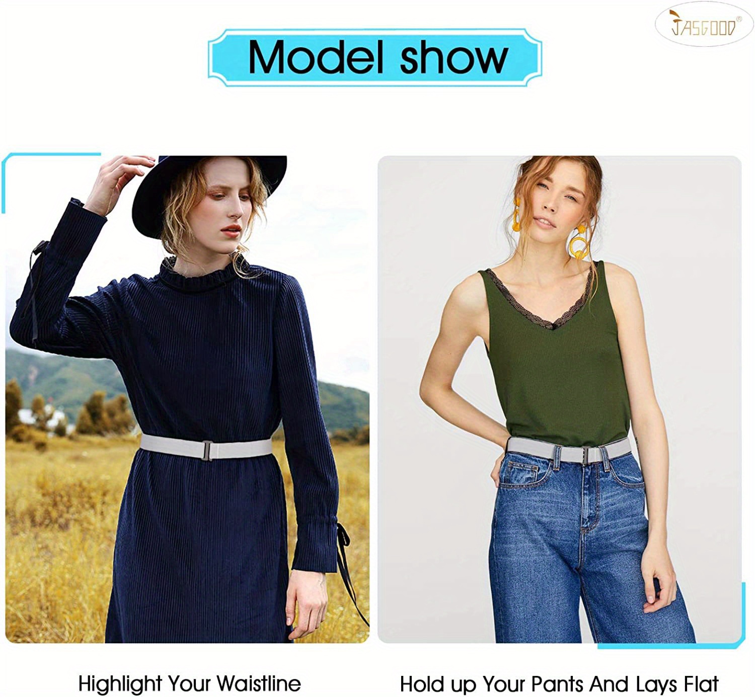 women stretch belt solid color invisible elastic belt flat - Temu ...