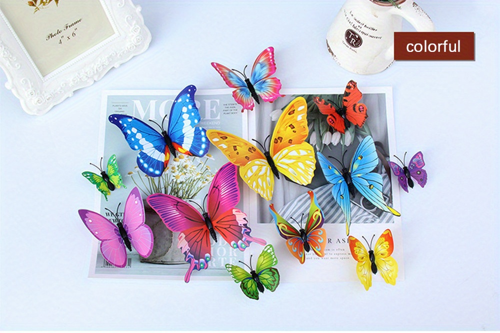 Magnetic 3d Butterfly Wall Decor Home Garden Bedroom Wedding - Temu Ireland
