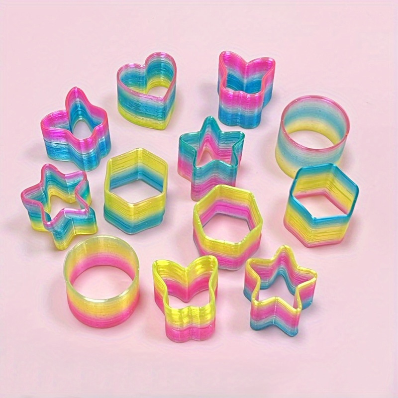 5 Kinds Shapes Rainbow Circle Puzzle Toys Magic Rainbow - Temu New Zealand