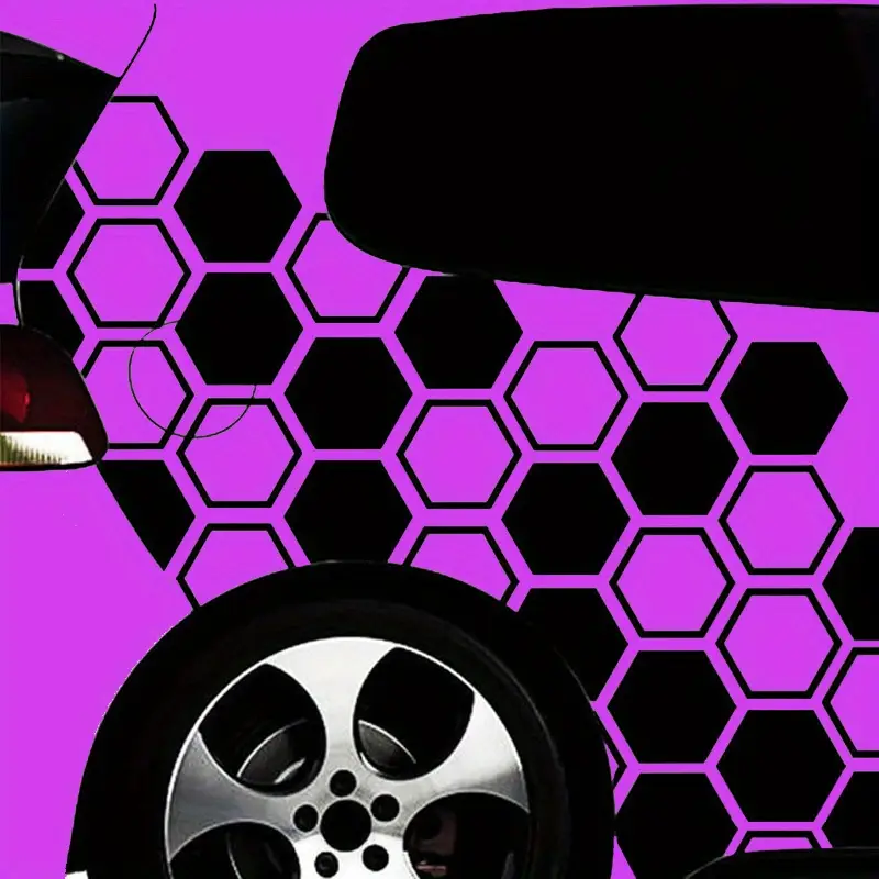 Honeycomb Jdm Car Sticker Windshield Banner Night Run Jdm Temu