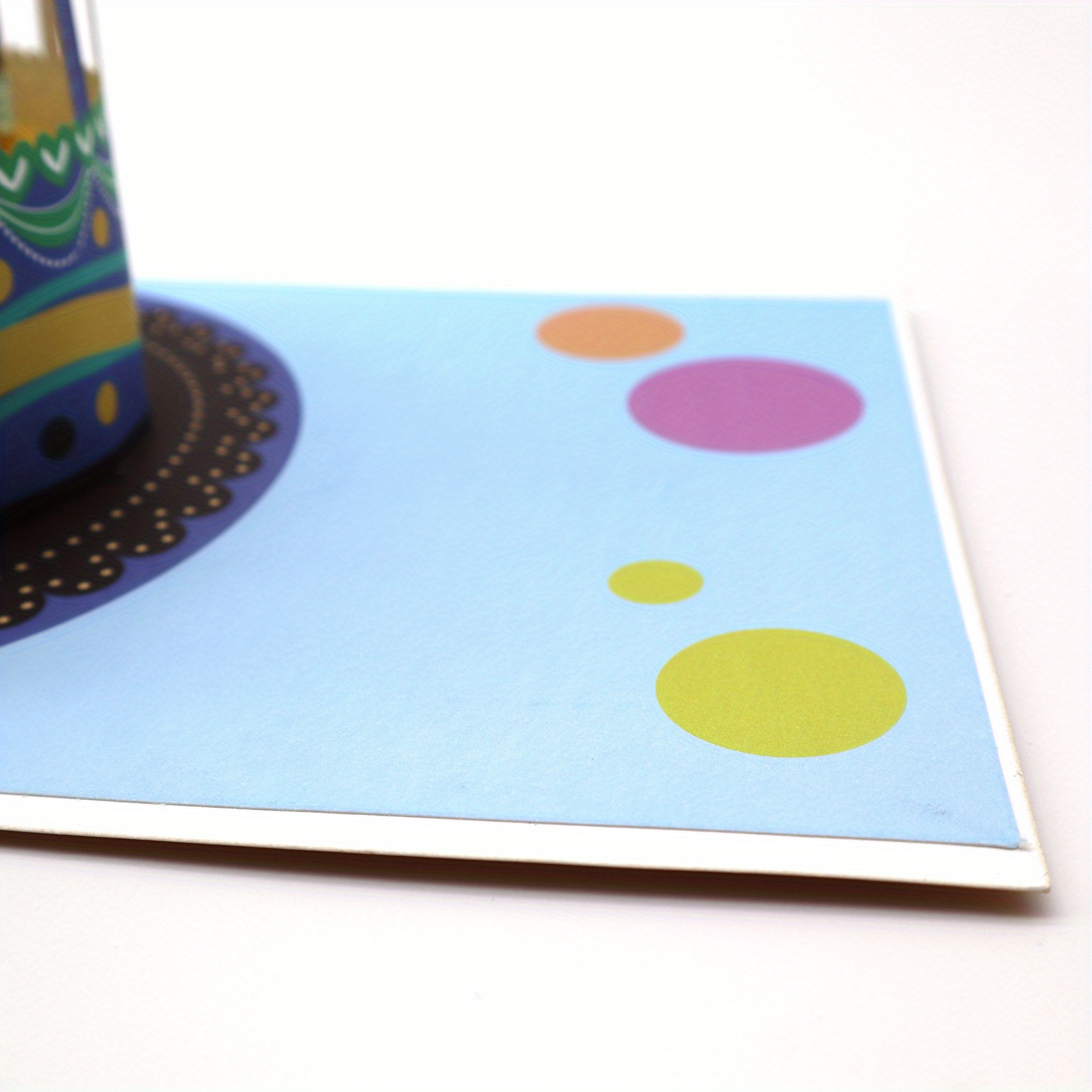 3d birthday card three tier decorated cake embellished - Temu Canada