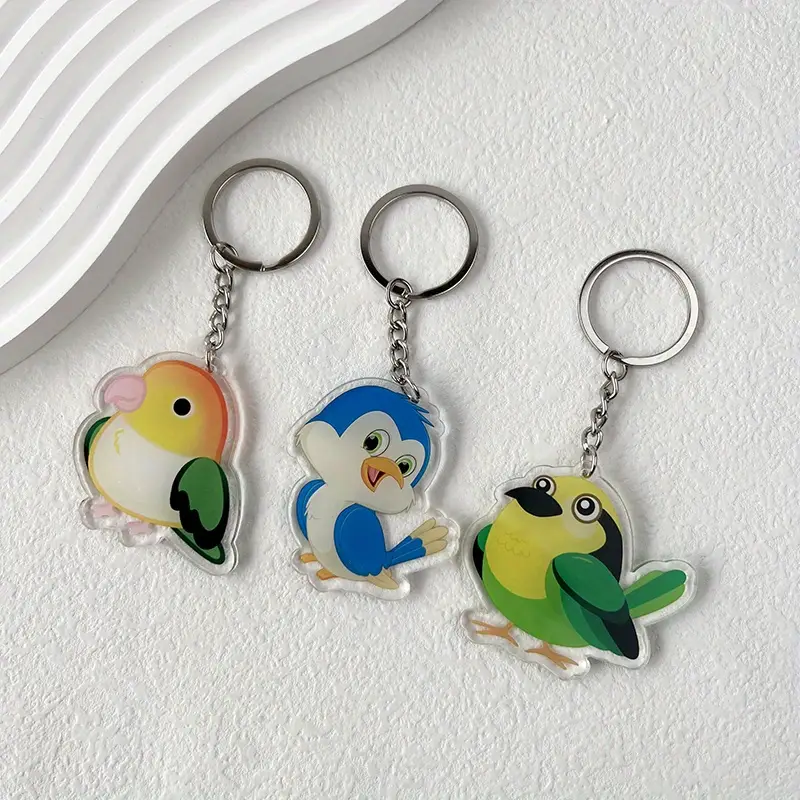 Acrylic Cute Animal Keychain Epoxy Resin Keychain Printed - Temu United Acrylic Cute Animal Keychain Epoxy Resin Keychain Printed - Temu United